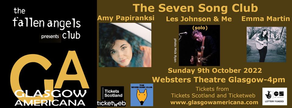 The Seven Song Club at Websters Theatre - Glasgow West End
