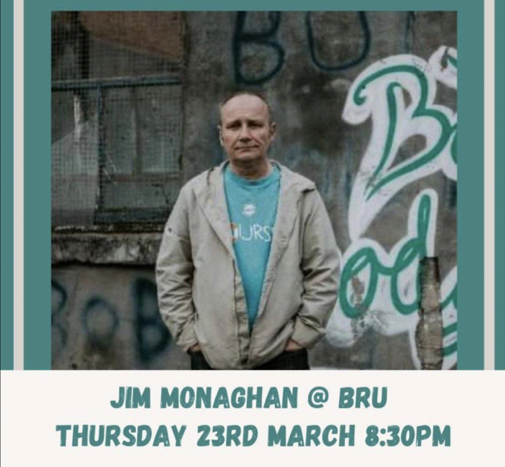 Jim Monaghan at Bru - Glasgow West End