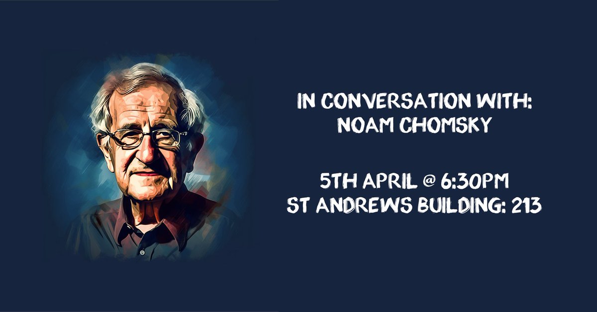 In Conversation with Noam Chomsky at University of Glasgow - Glasgow ...