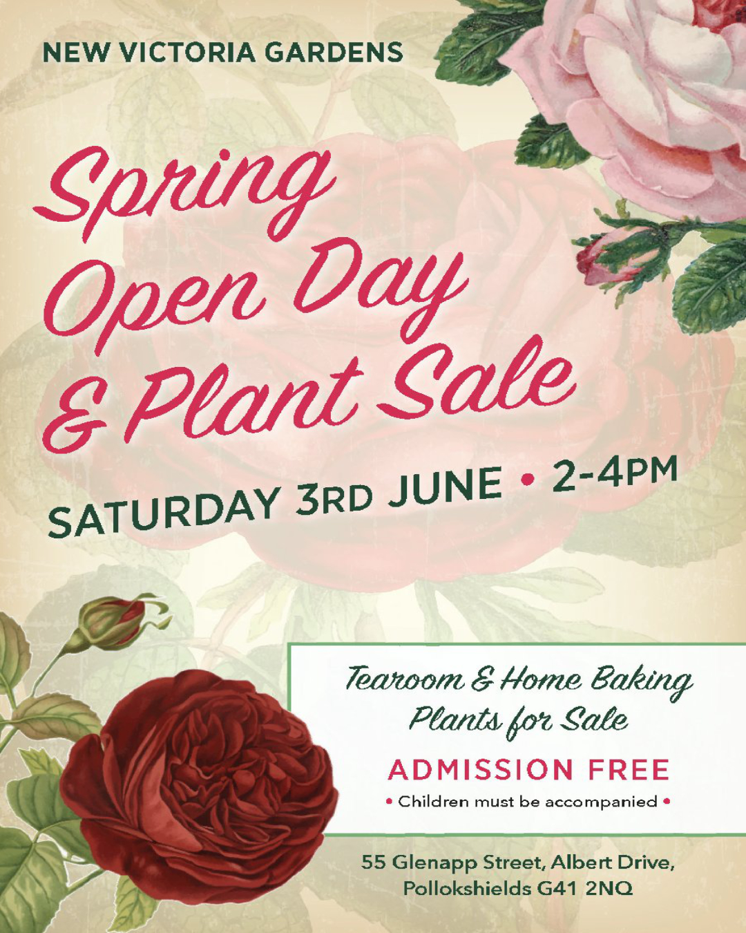 Spring Open Day and Plant Sale - Glasgow West End