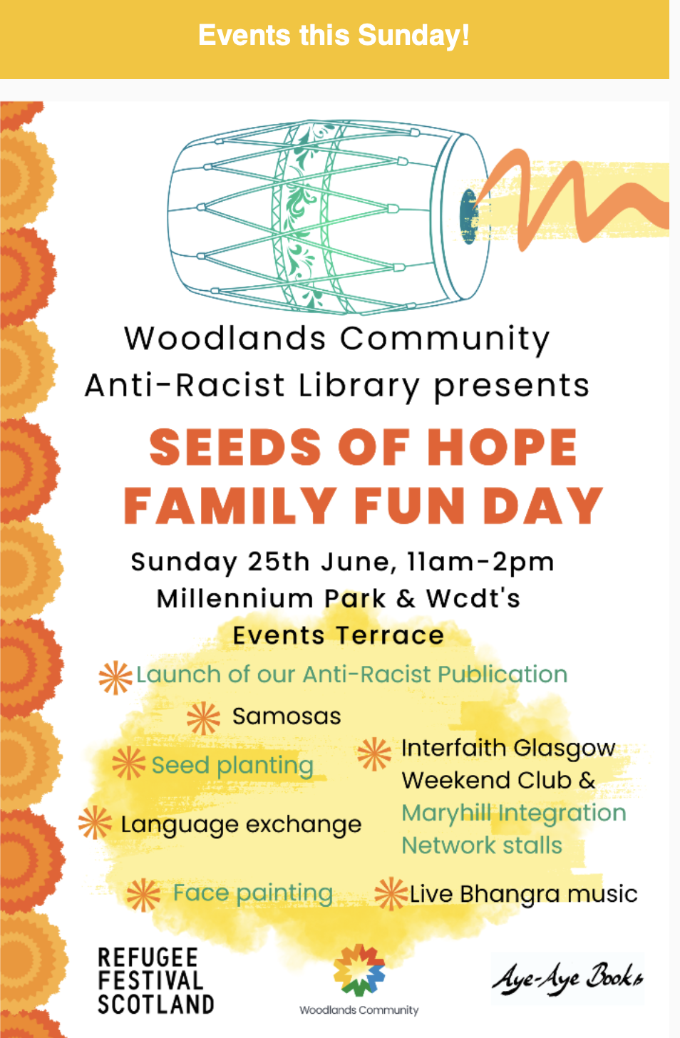Seeds of Hope Family Fun Day - Woodlands Community - Glasgow West End