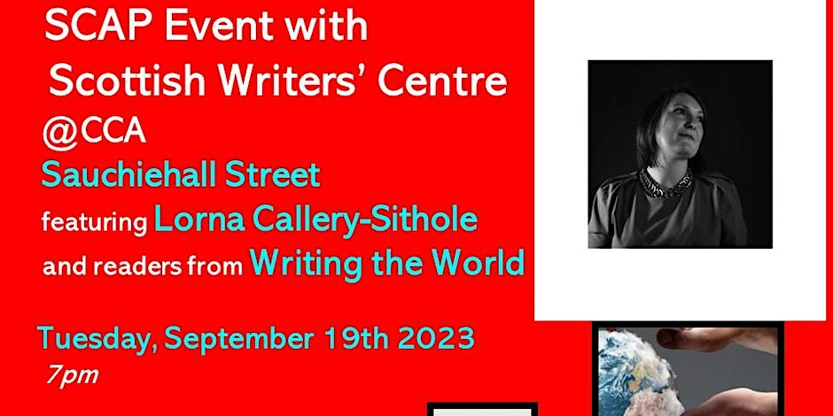 Writing The World SCAP and Scottish Writers - Glasgow West End