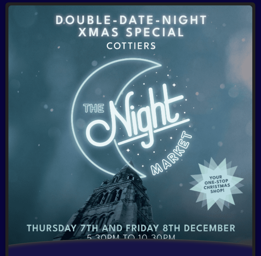 Night Market at Cottiers - Glasgow West End