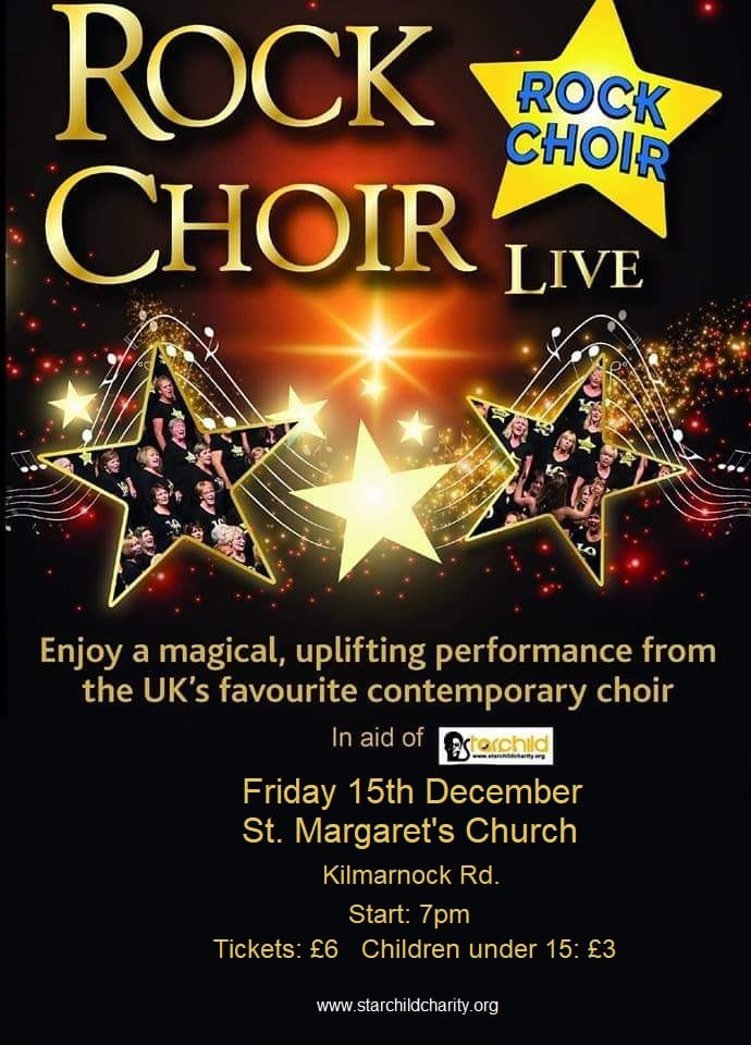Rock Choir Christmas Concert in support of Starchild - Glasgow West End