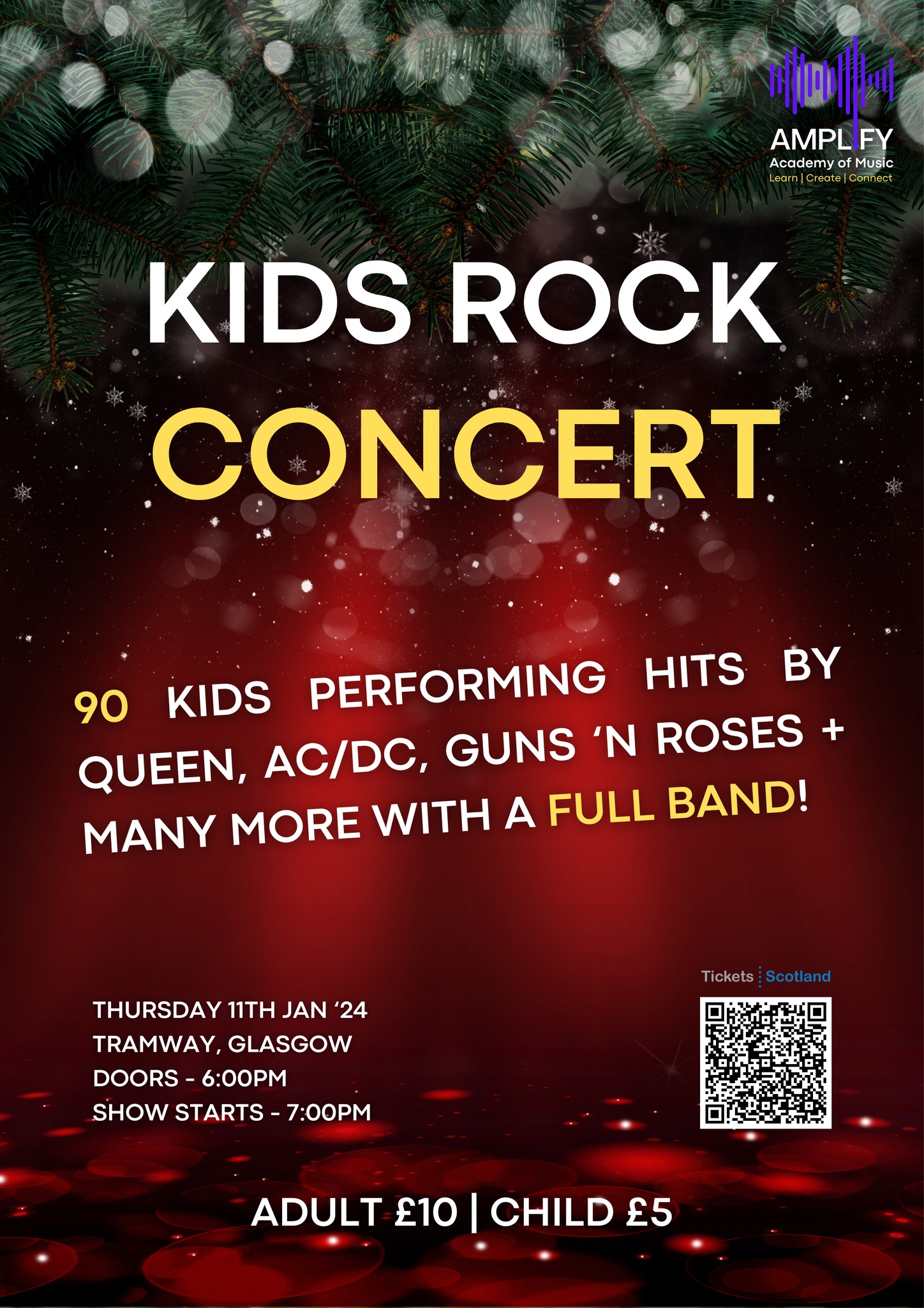 Kids Winter Concert, The Tramway - Glasgow West End