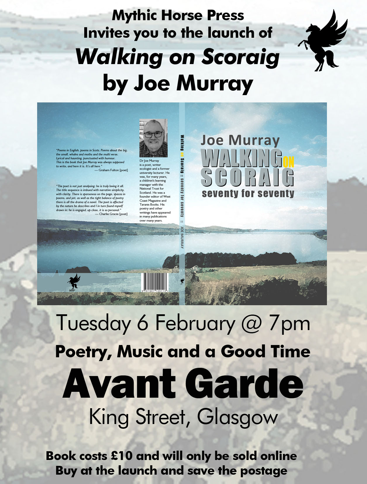 Joe Murray: Book Launch 'Walking on Scoraig' - Glasgow West End