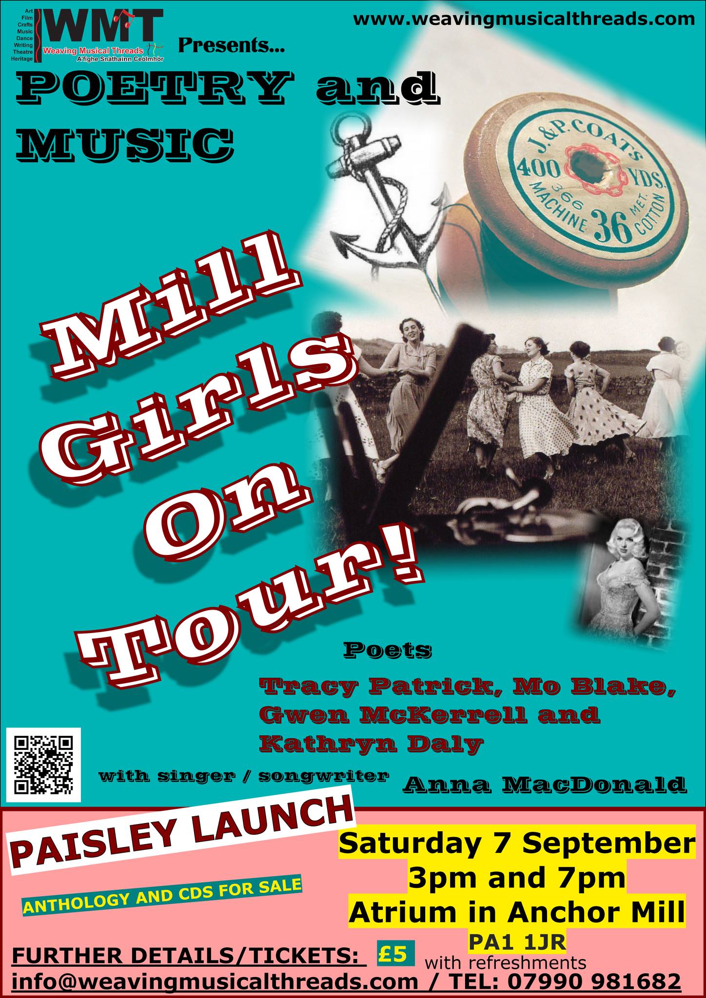 Mill Girls On Tour 2025 - Paisley Launch - Glasgow West End
